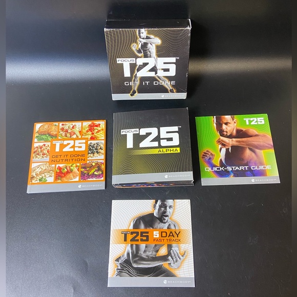 Other | Beachbody Focus T25 Get It Done 9 Dvd Set Alpha Beta Workouts ...
